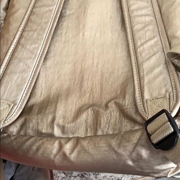 Kipling | Bags | Kipling Metallic Gold Backpack | Poshmark